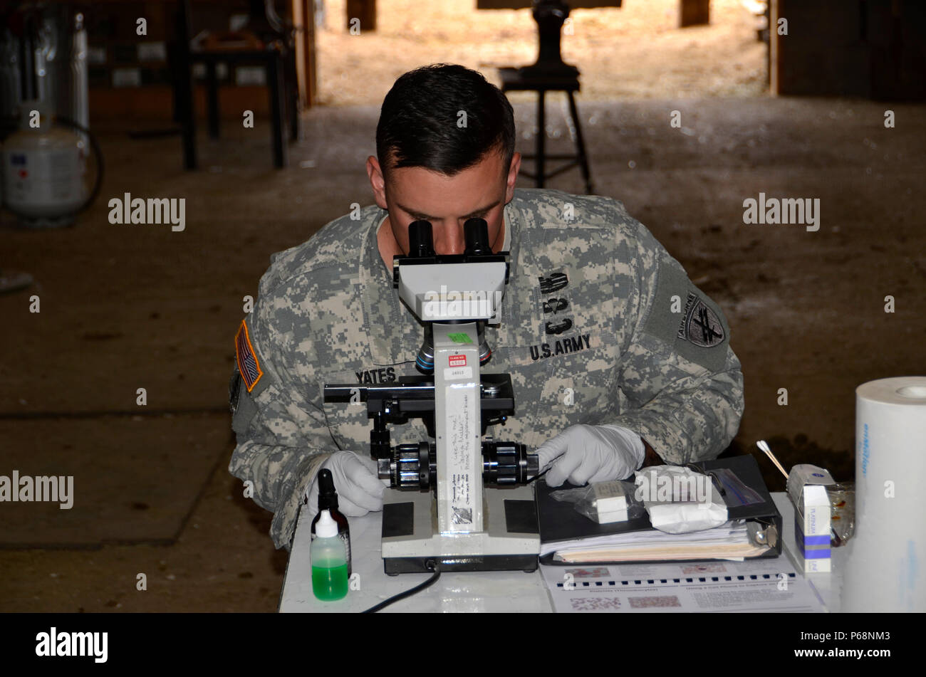 Staff Sgt. Timothy Yates, Civil Affairs Team Sgt. for the 426th Civil ...