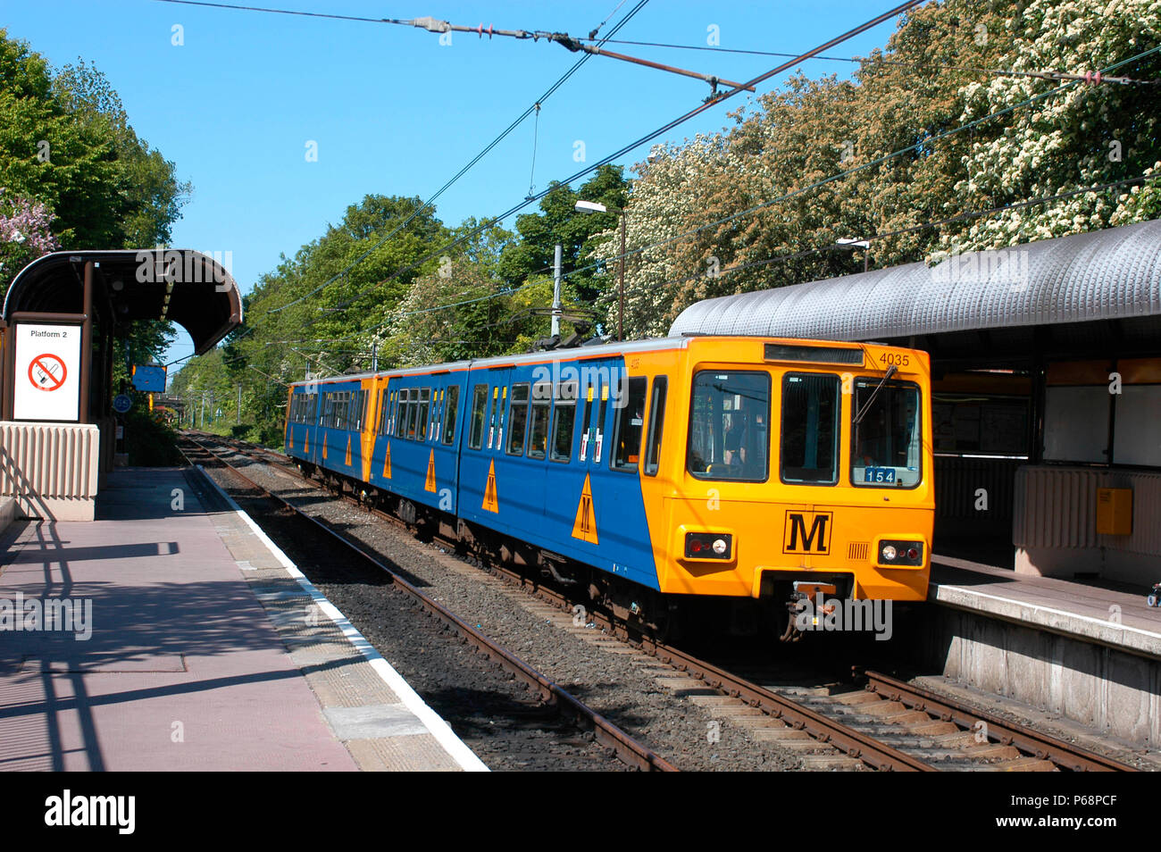 The Tyne & Wear Metro tramway system is centred on Newcastle and uses ...