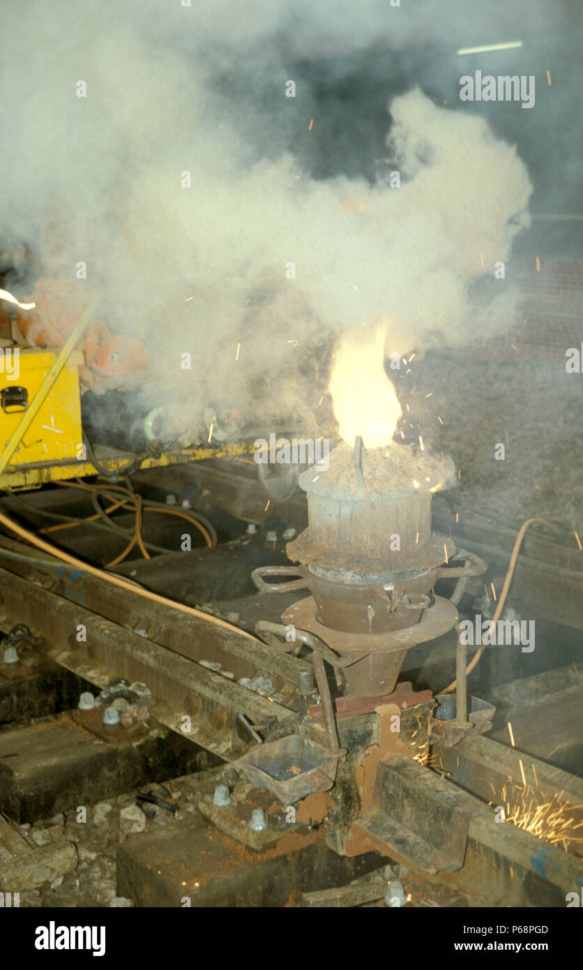 Railway welding hi-res stock photography and images - Alamy
