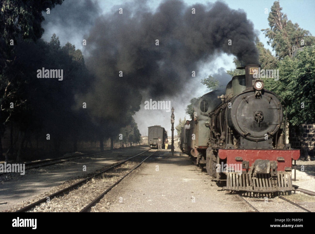 This picture was made during two footplate journeys Colin Garratt made ...