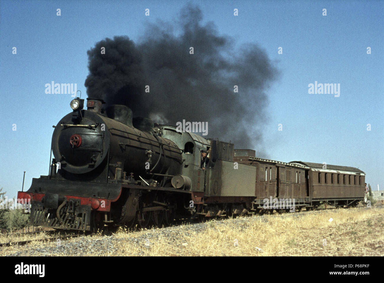 This superb Syrian Hedjaz Railway 2-8-0 was built by Borsig of Berlin ...