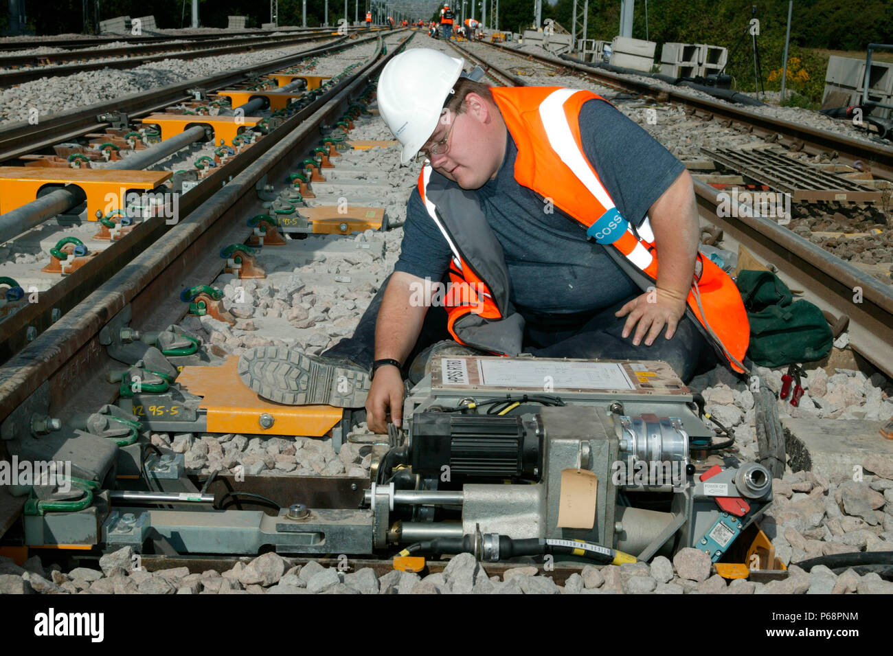 Railway infrastructure testing hi-res stock photography and images - Alamy