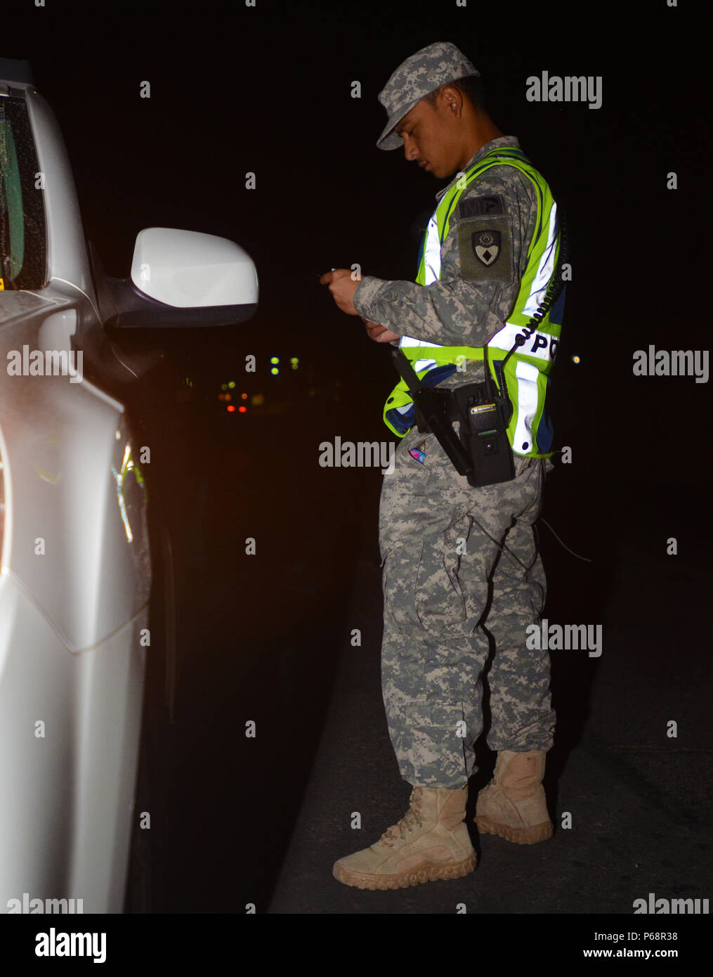 U.S. Army Sgt. Ziggy Tubalado of the 330th Military Police Company from ...