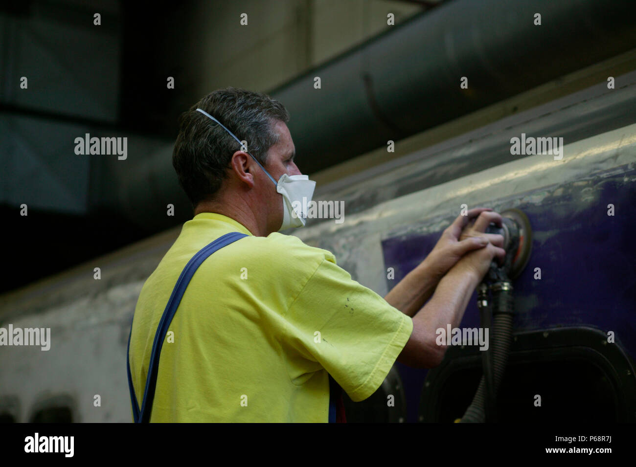 Working on refurbishing First ScotRail sleeper train stock at Alstom ...