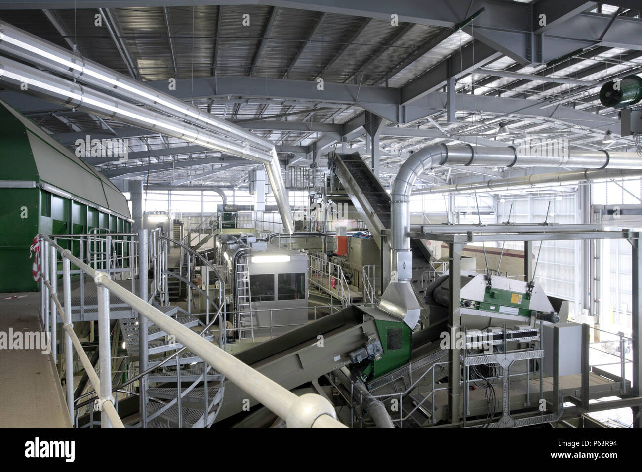 Recycling facility interior hi-res stock photography and images - Alamy