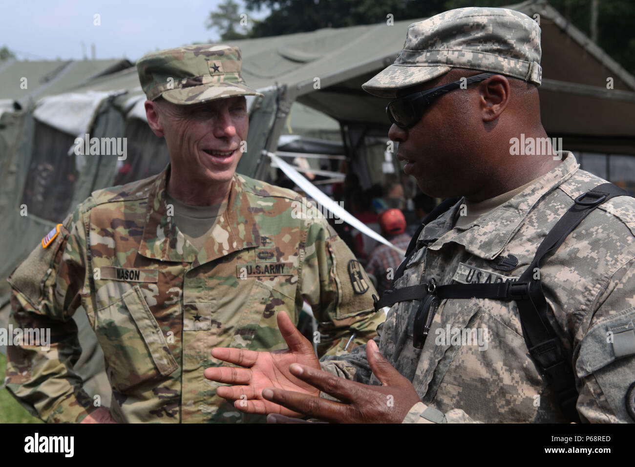 U.S. Army Maj. James Nelson (right), 71st Theatre Information ...