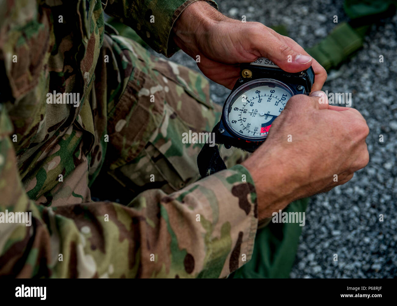 A U.S. Air Force Special Tactics Airman assigned to the 24th Special ...