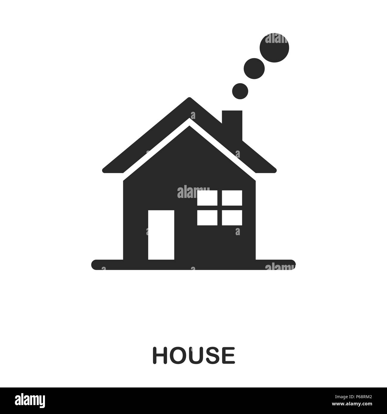 House icon. Line style icon design. UI. Illustration of house icon ...