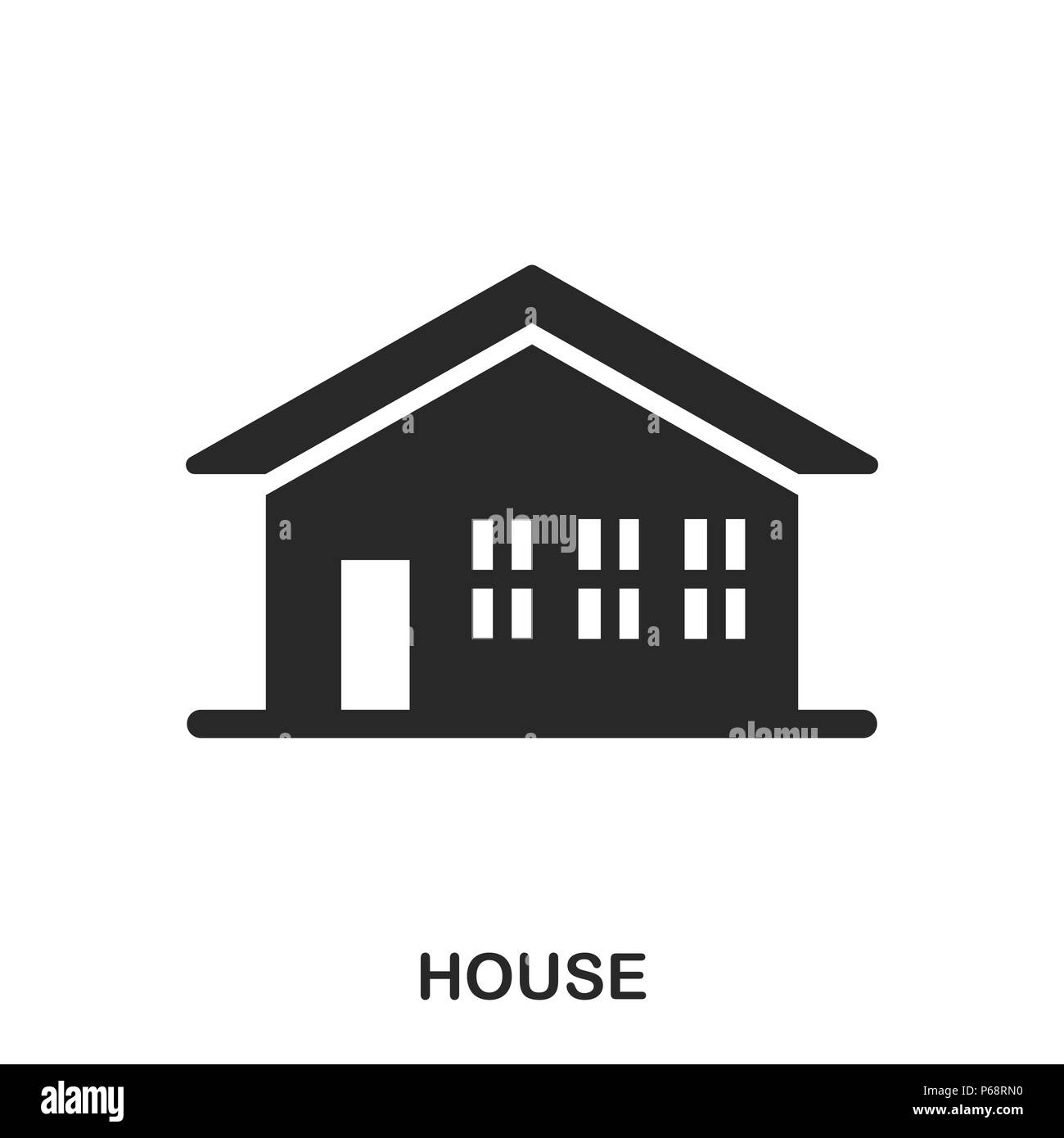 House icon. Line style icon design. UI. Illustration of house icon ...