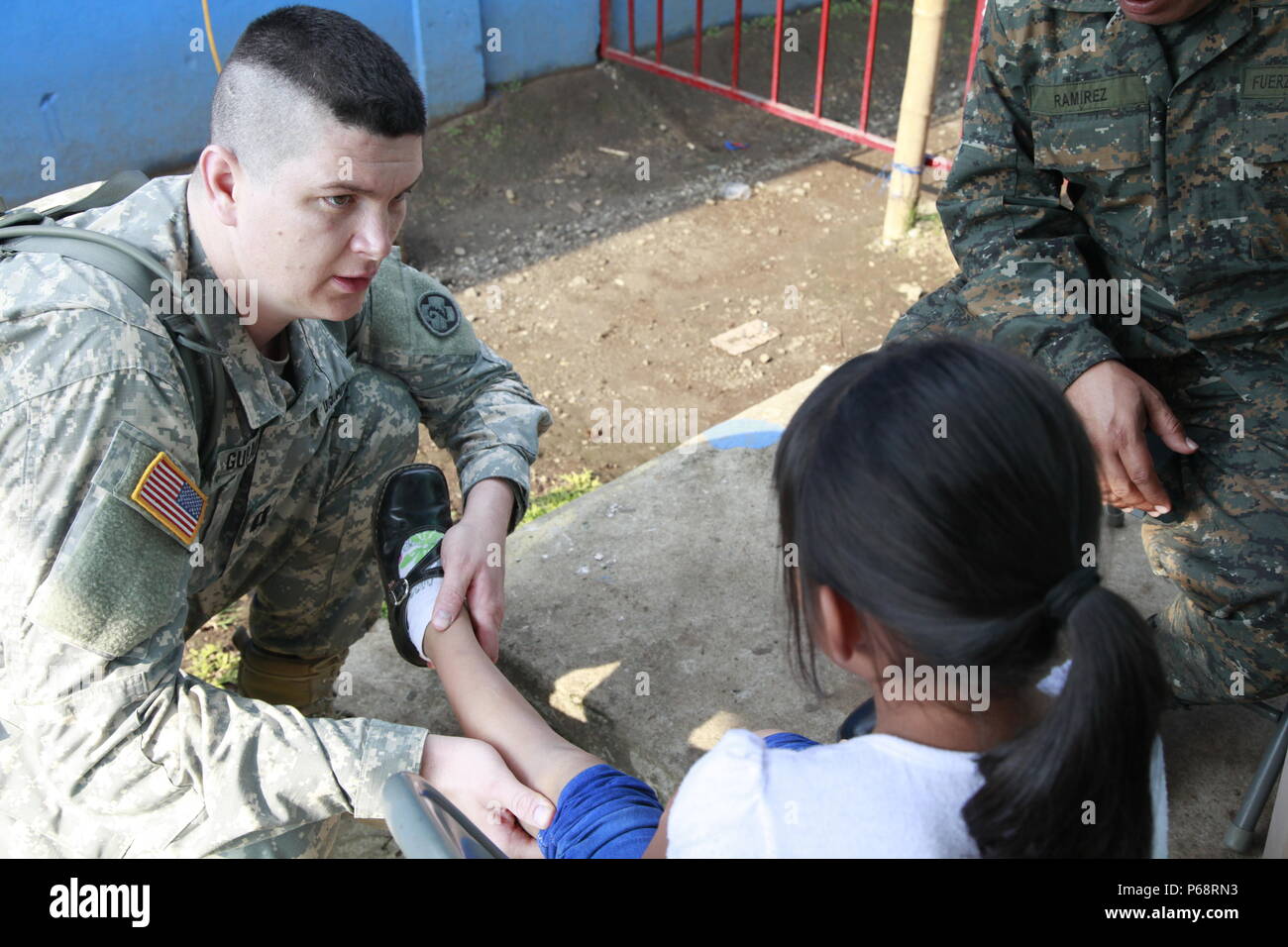 U.S. Army Capt. Petre Gurau, with the 396th Combat Support Hospital ...