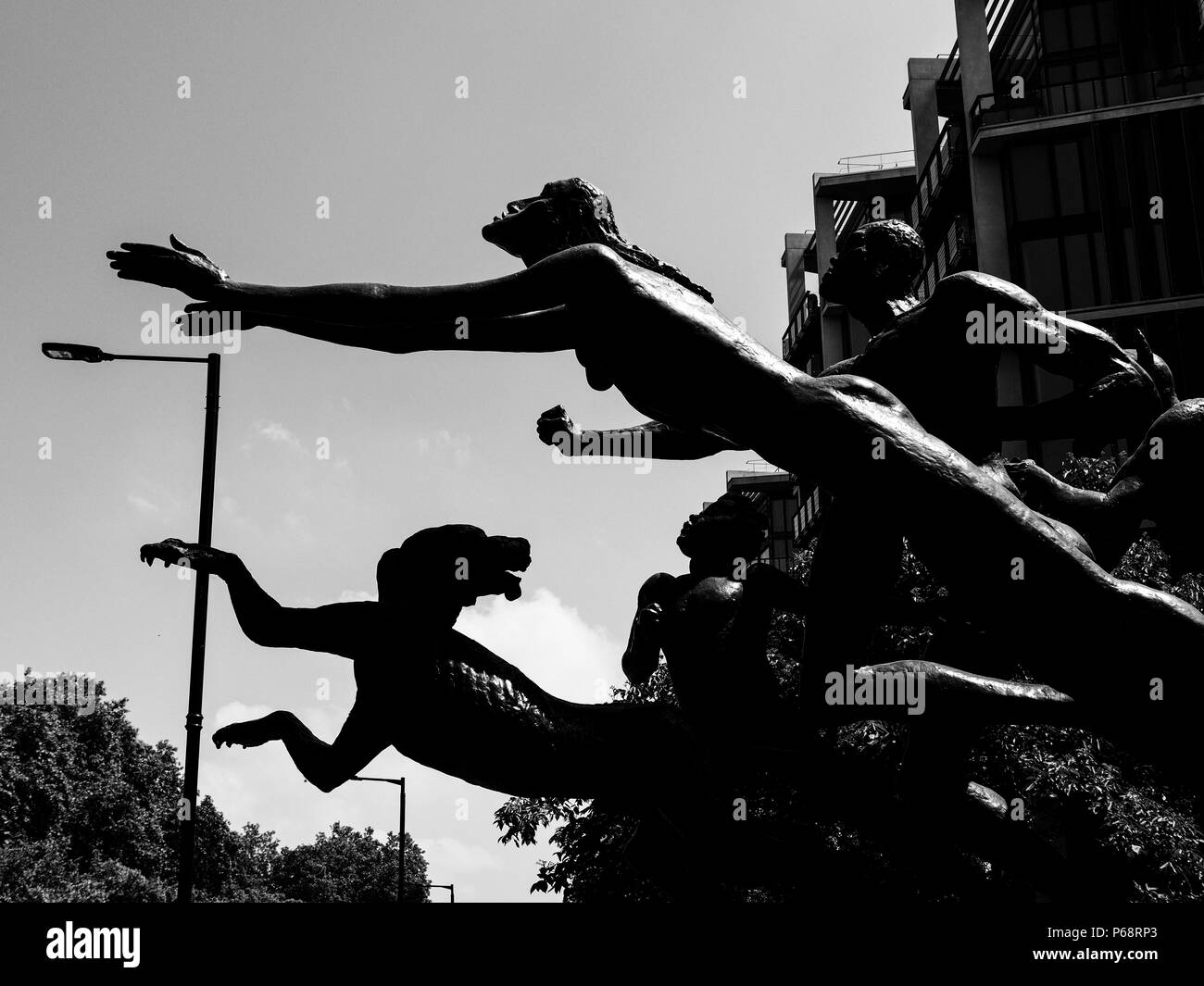 Epstein and sculpture Black and White Stock Photos & Images - Alamy