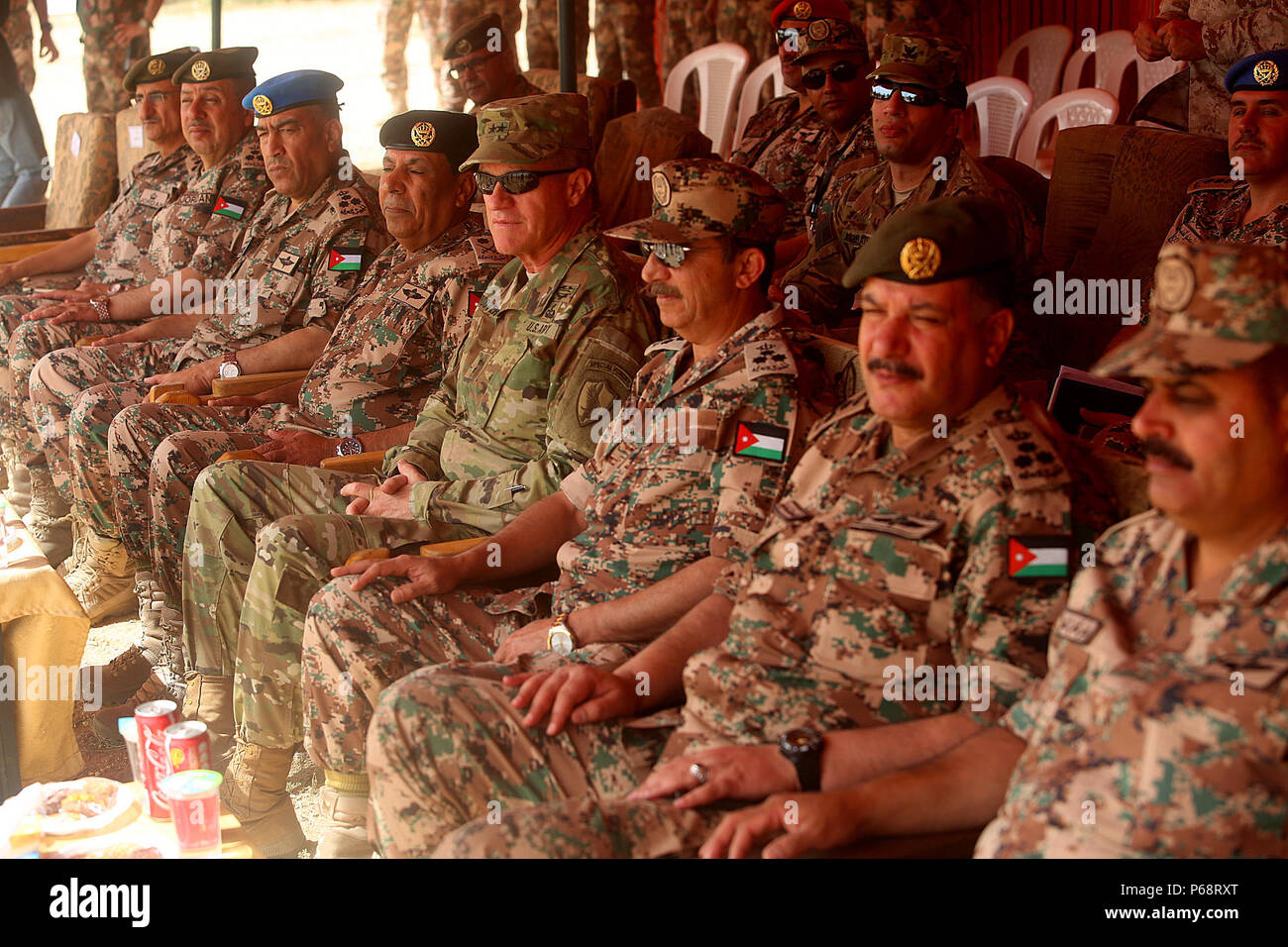 Jordanian Armed Forces Chief of Operations Maj. Gen. Hani Al-Manaseer ...