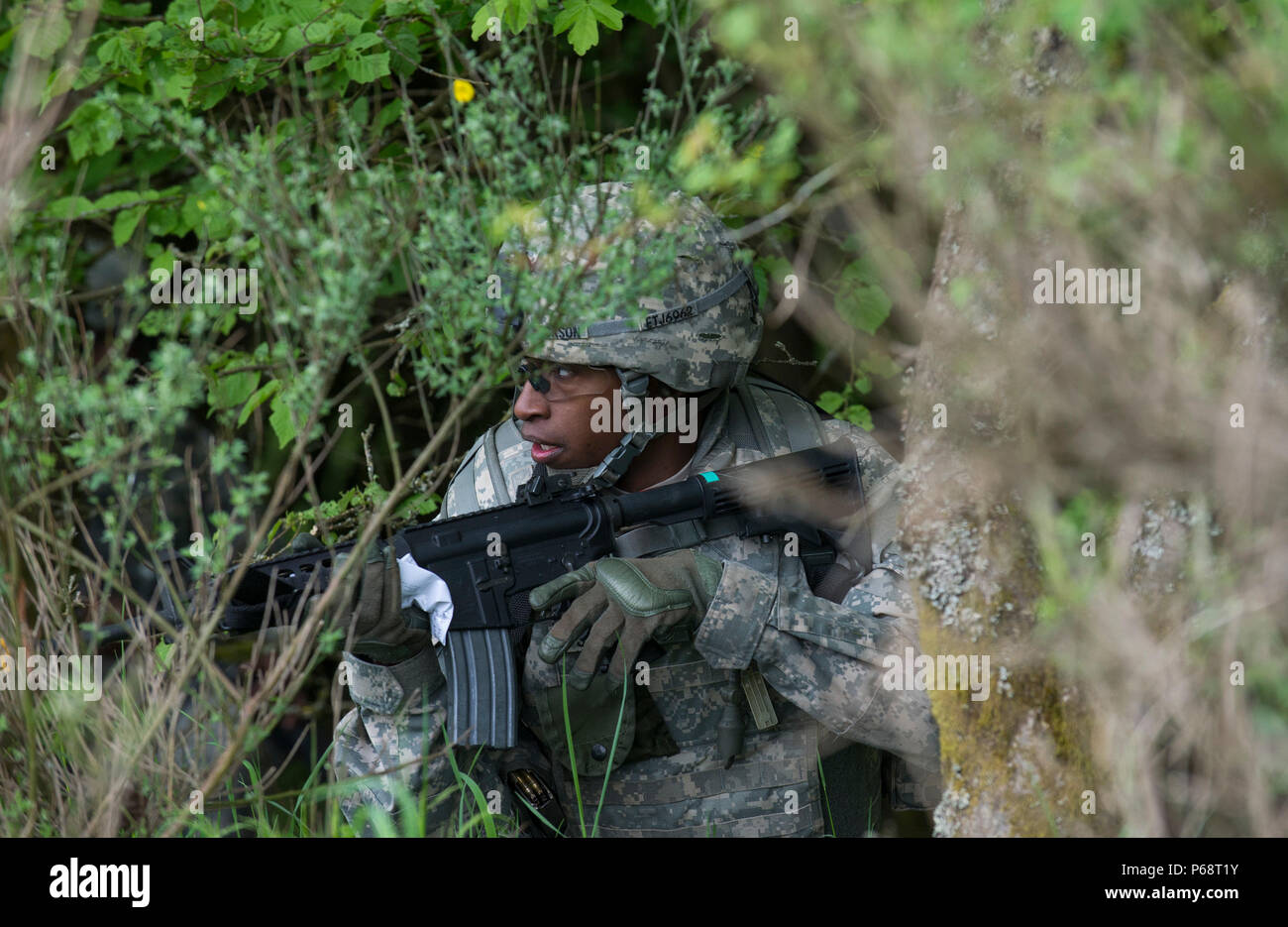 U.S. Army Sergeant Deandre Jackson, a competitor in the 10th Army Air ...