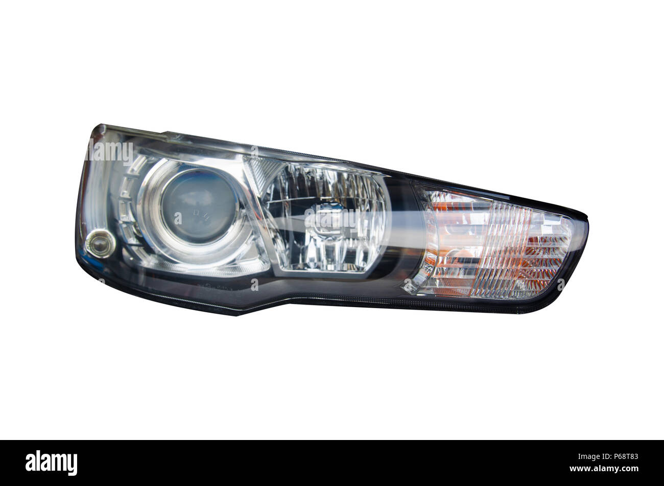 Car headlight detail Cut Out Stock Images & Pictures - Alamy