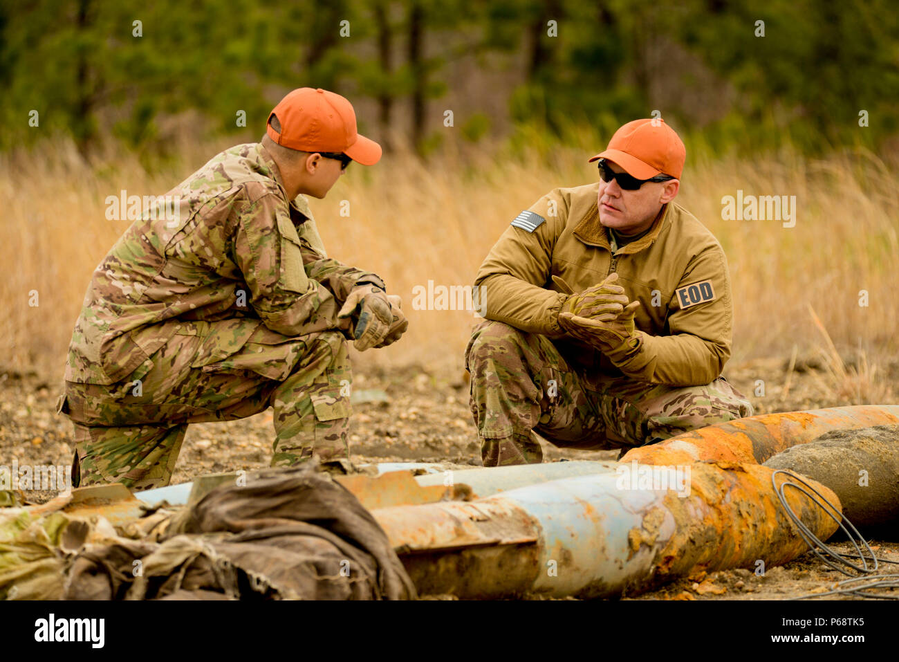 From right, U.S. Air Force Master Sgt. Raymond Wayne, Explosives ...