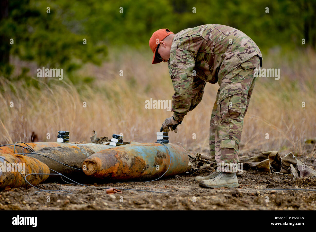 U.S. Air Force Airman 1st Class Michael Glisan, Explosives Ordnance ...