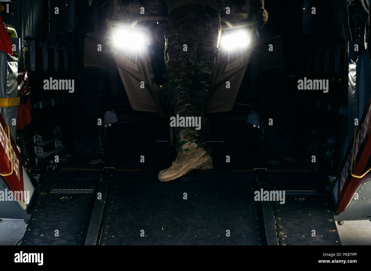 A U.S. Air Force Airman assigned to the 8th Special Operations Squadron ...