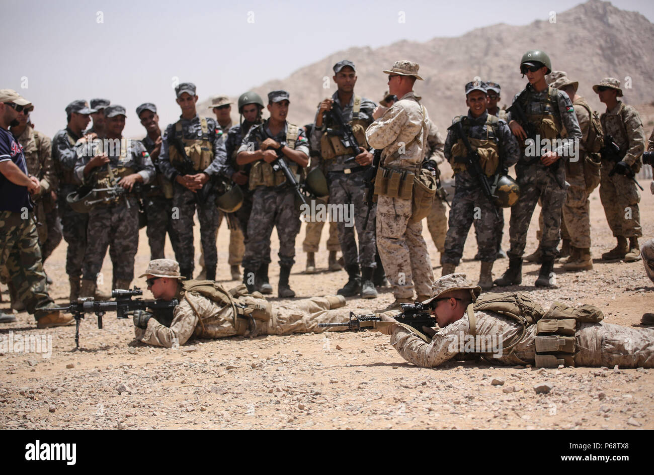 Jordanian 77th marines battalion hi-res stock photography and images ...