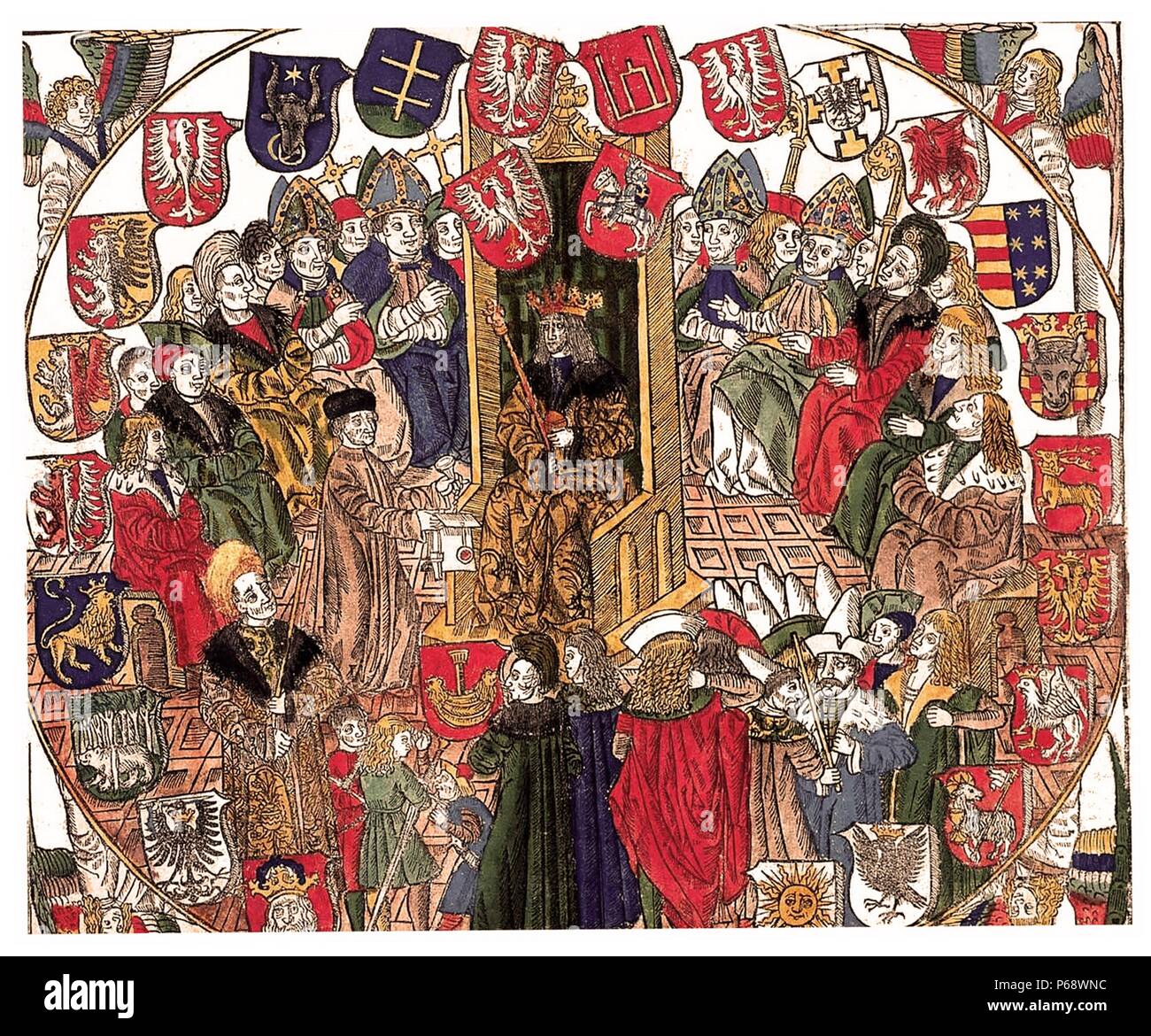 The Polish Senate in 1506. The Senate is the upper house of the Polish ...