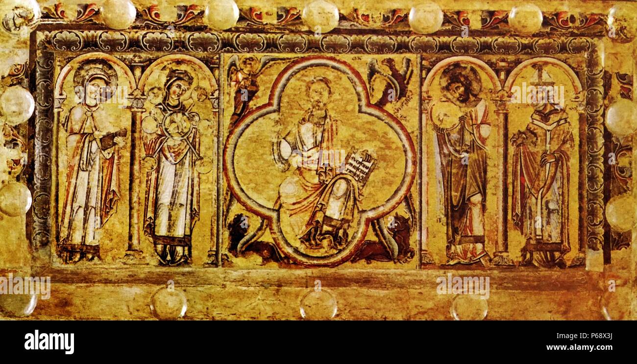 Altar frontal religious religion st walburga soest westphalia 12th ...