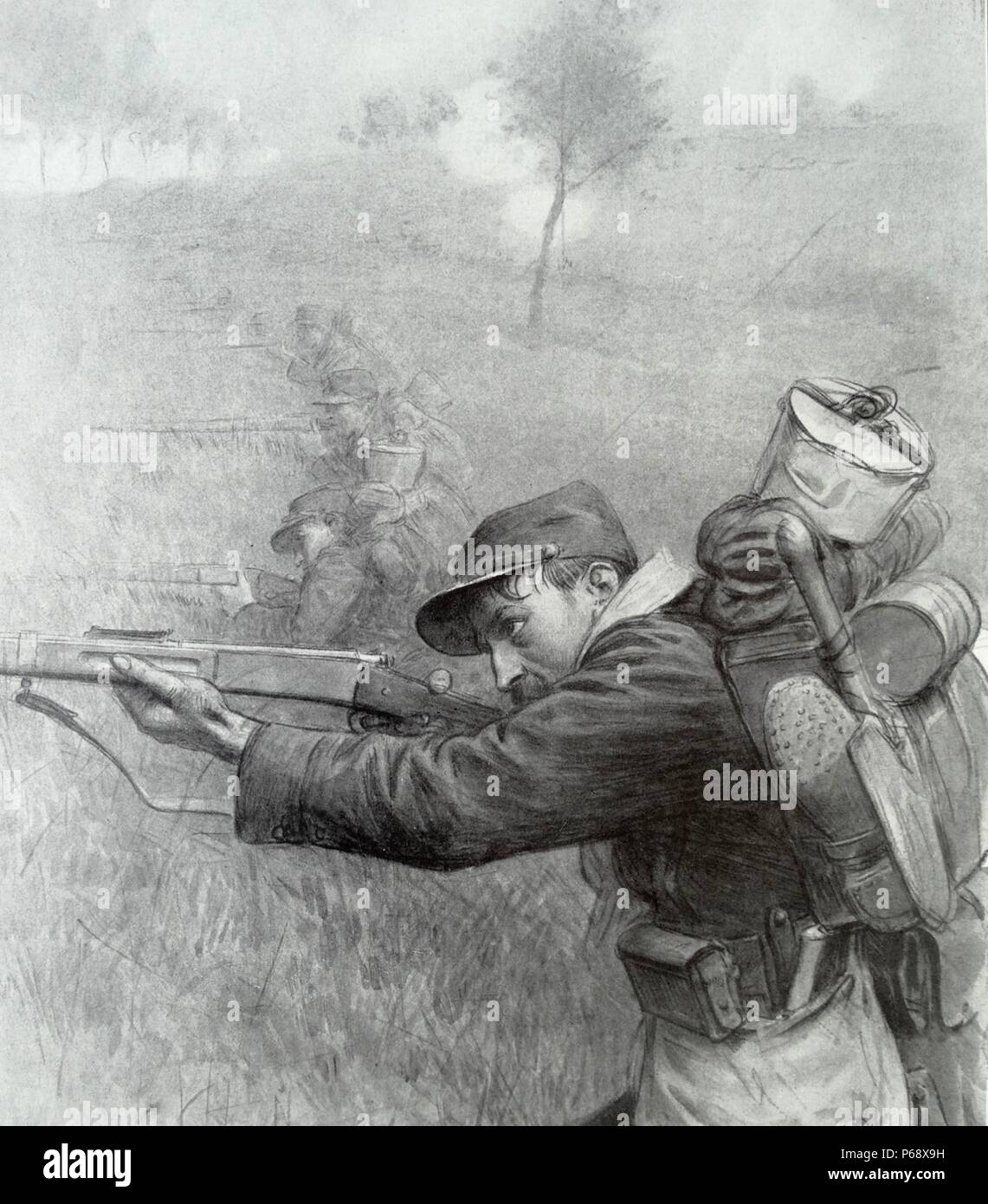 World War 1 Weapons Drawing