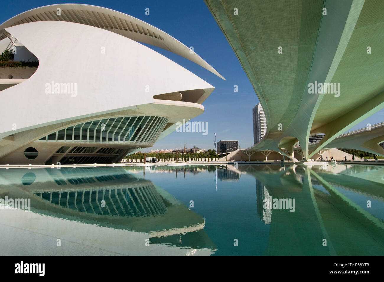 14 October 2009 - Valencia, Spain - The Palau de les Arts Reina Sofia ...