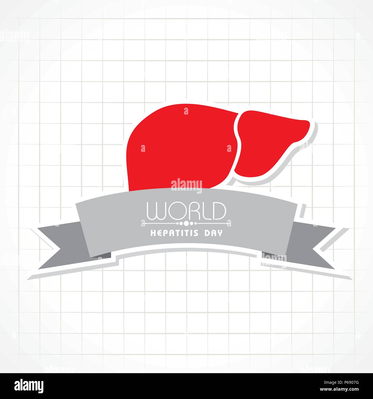 Vector illustration of World Hepatitis Day stock image and symbols ...