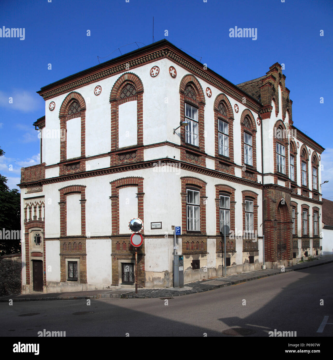 Hungary, Sopron, school, historic architecture Stock Photo - Alamy