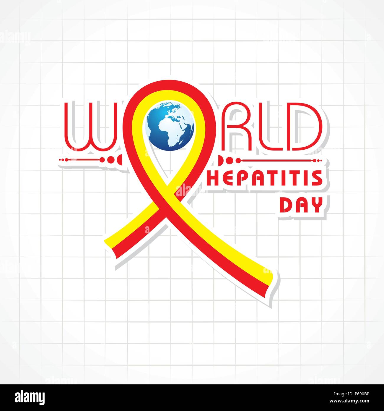 Vector illustration of World Hepatitis Day stock image and symbols ...