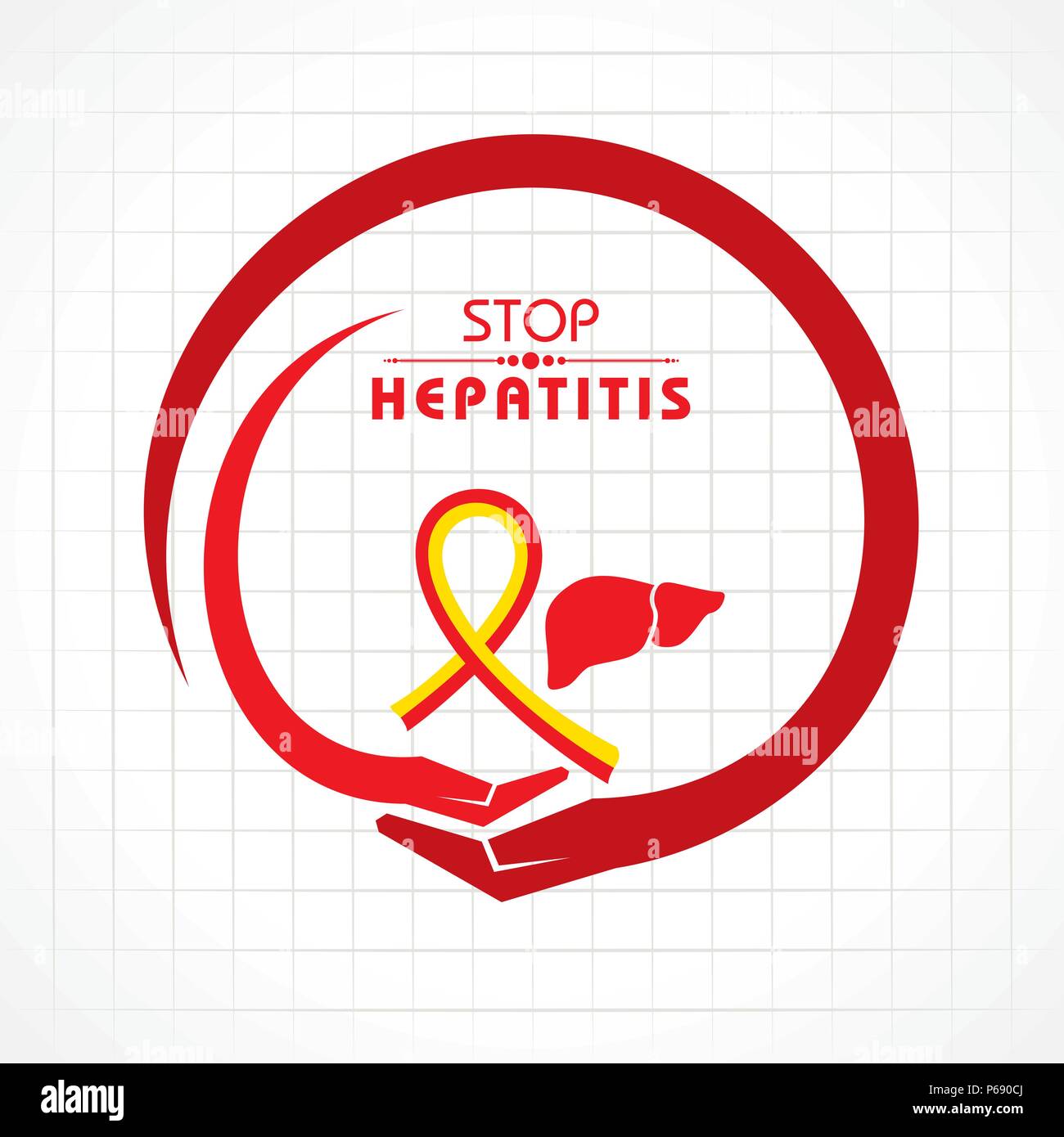 Vector illustration of World Hepatitis Day stock image and symbols ...