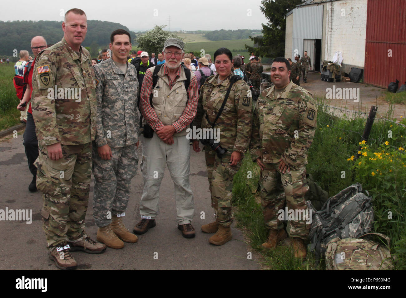 Soldiers of the 982nd Combat Camera Company (Airborne) document and ...