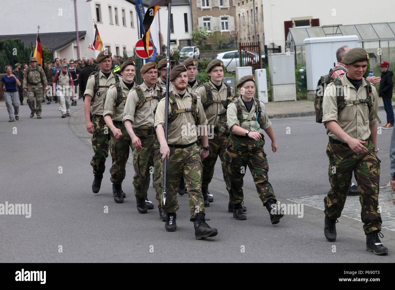 An International team crosses a checkpoint during the 49th Annual ...