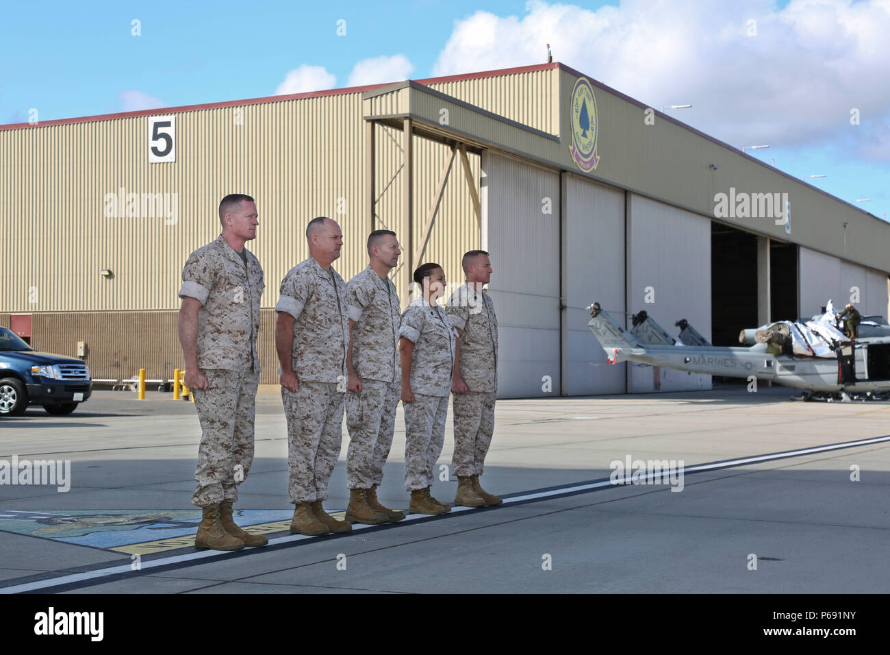 U.S. Marine Corps Brig. Gen. Edward Banta, commanding general, Marine ...
