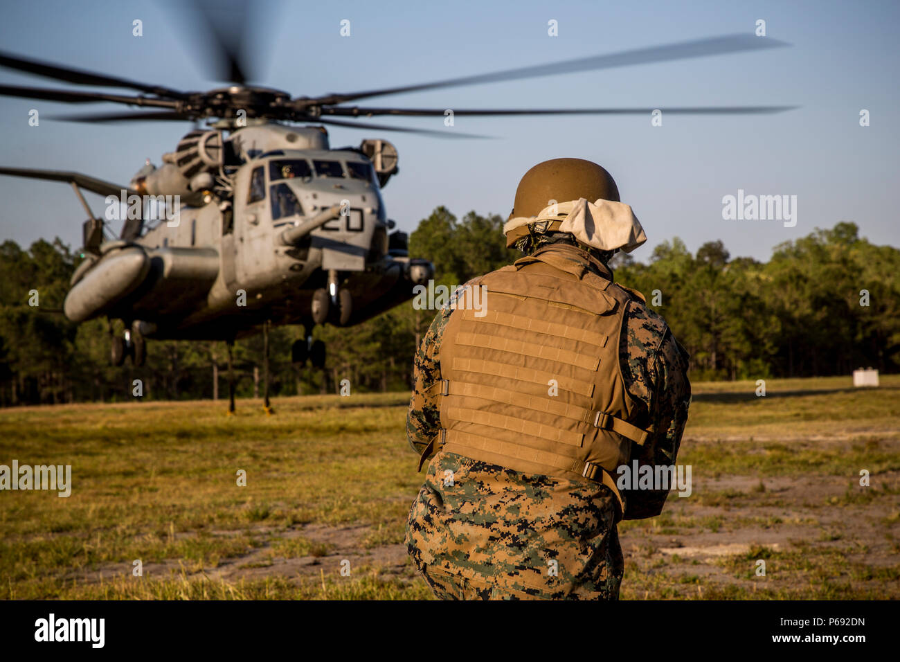 A U.S. Marine assigned to Logistics Operations School (LOS), Marine ...