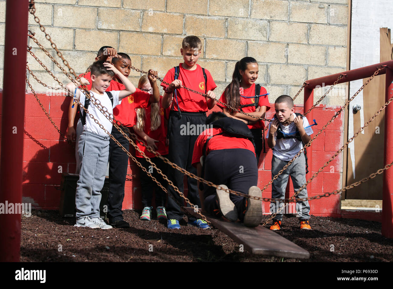 MARINE CORPS BASE HAWAII – Children with the Young Marines program ...