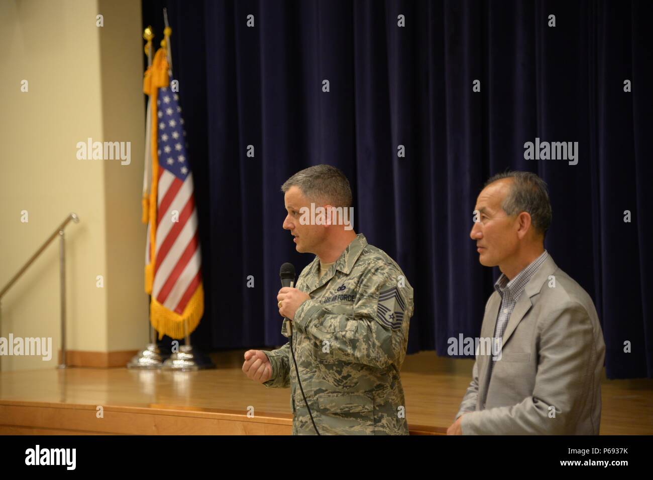 Chief Master Sgt. James Segebarth, 51st Mission Support Group ...