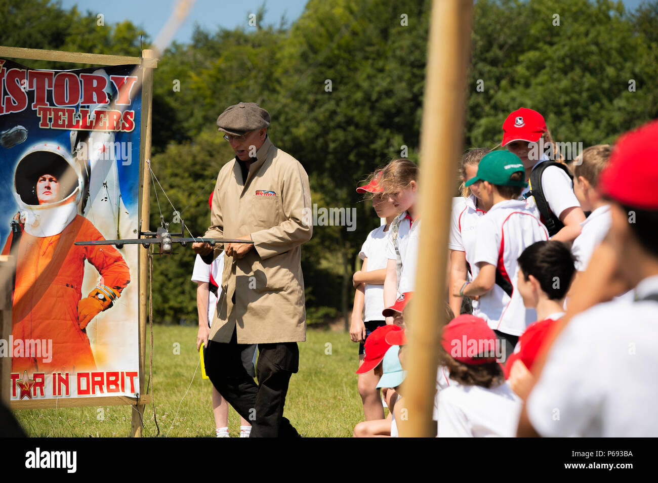 Chalke Valley History Festival, Wiltshire, UK, 26 June 2018, school ...