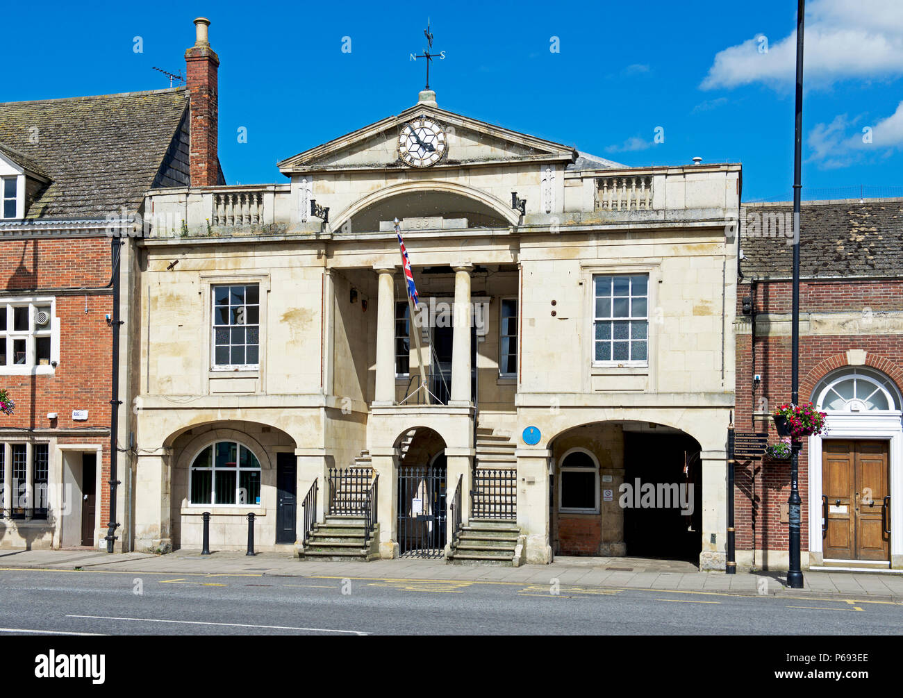 The Town Hall, Bourne, Lincolnshire, England UK Stock Photo - Alamy