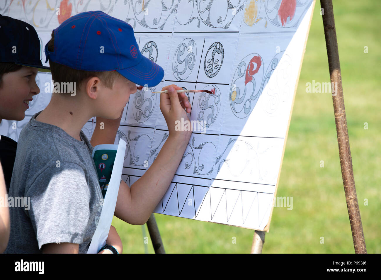 Chalke Valley History Festival, Wiltshire, UK, 26 June 2018, school ...