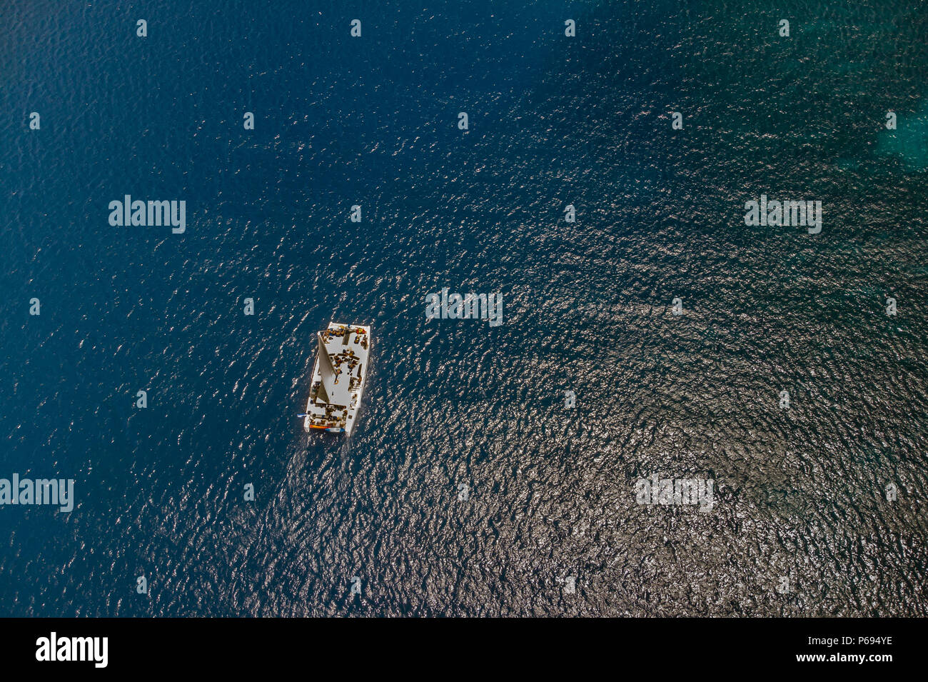 Aerial view of catamaran hi-res stock photography and images - Alamy