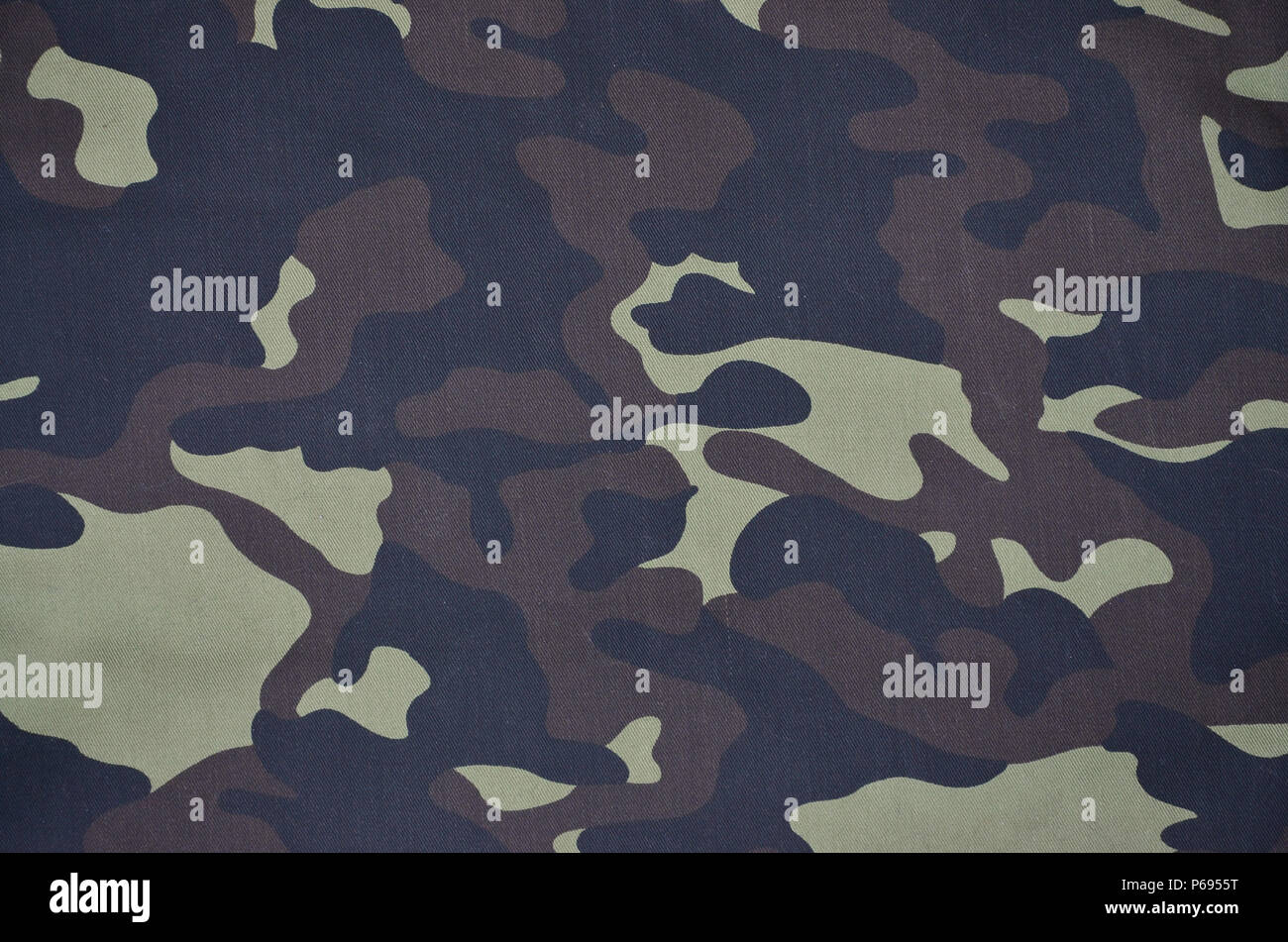 Texture of fabric with a camouflage painted in colors of the marsh ...