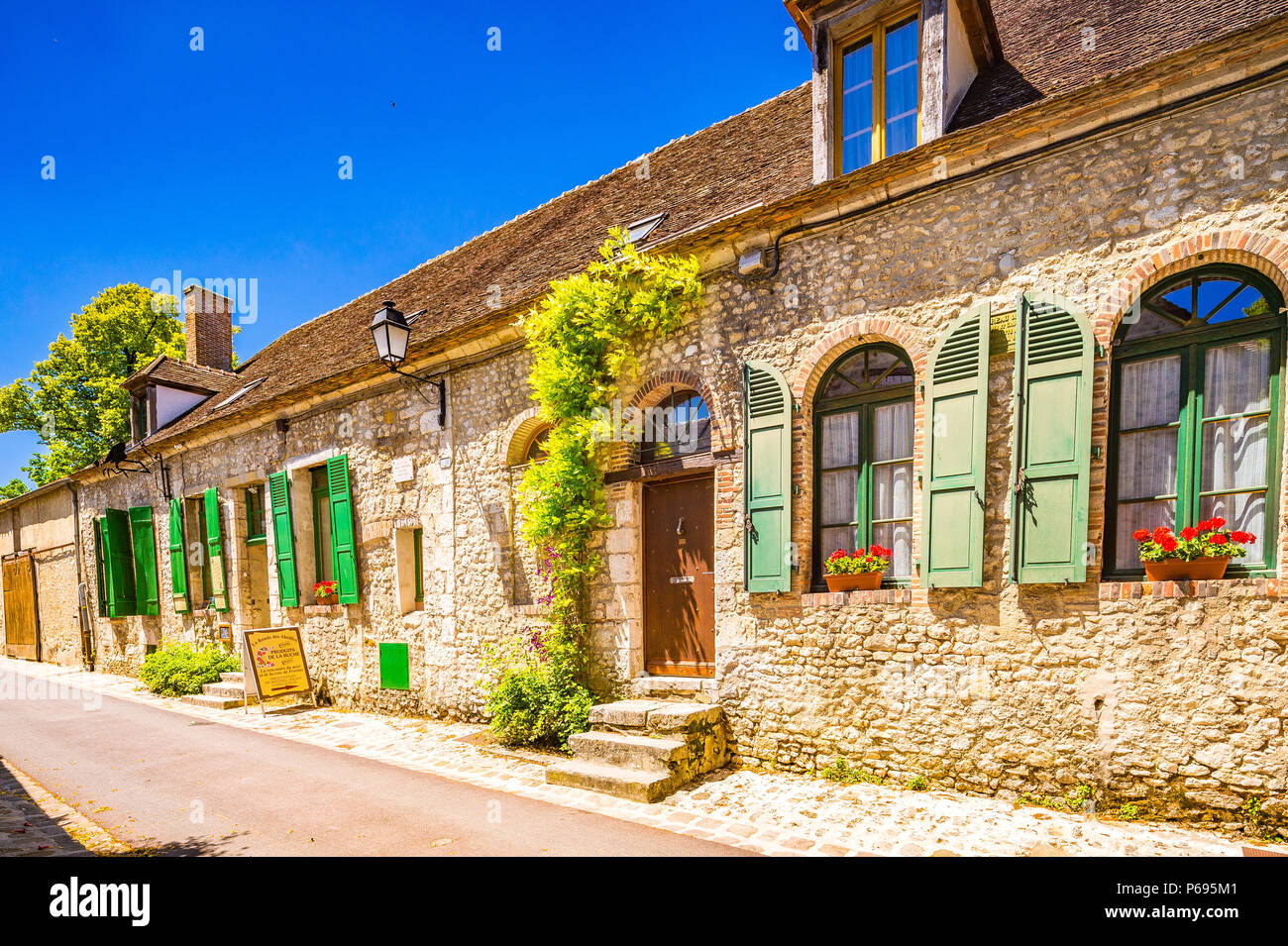 Historical houses in the town of Provins, France Stock Photo - Alamy