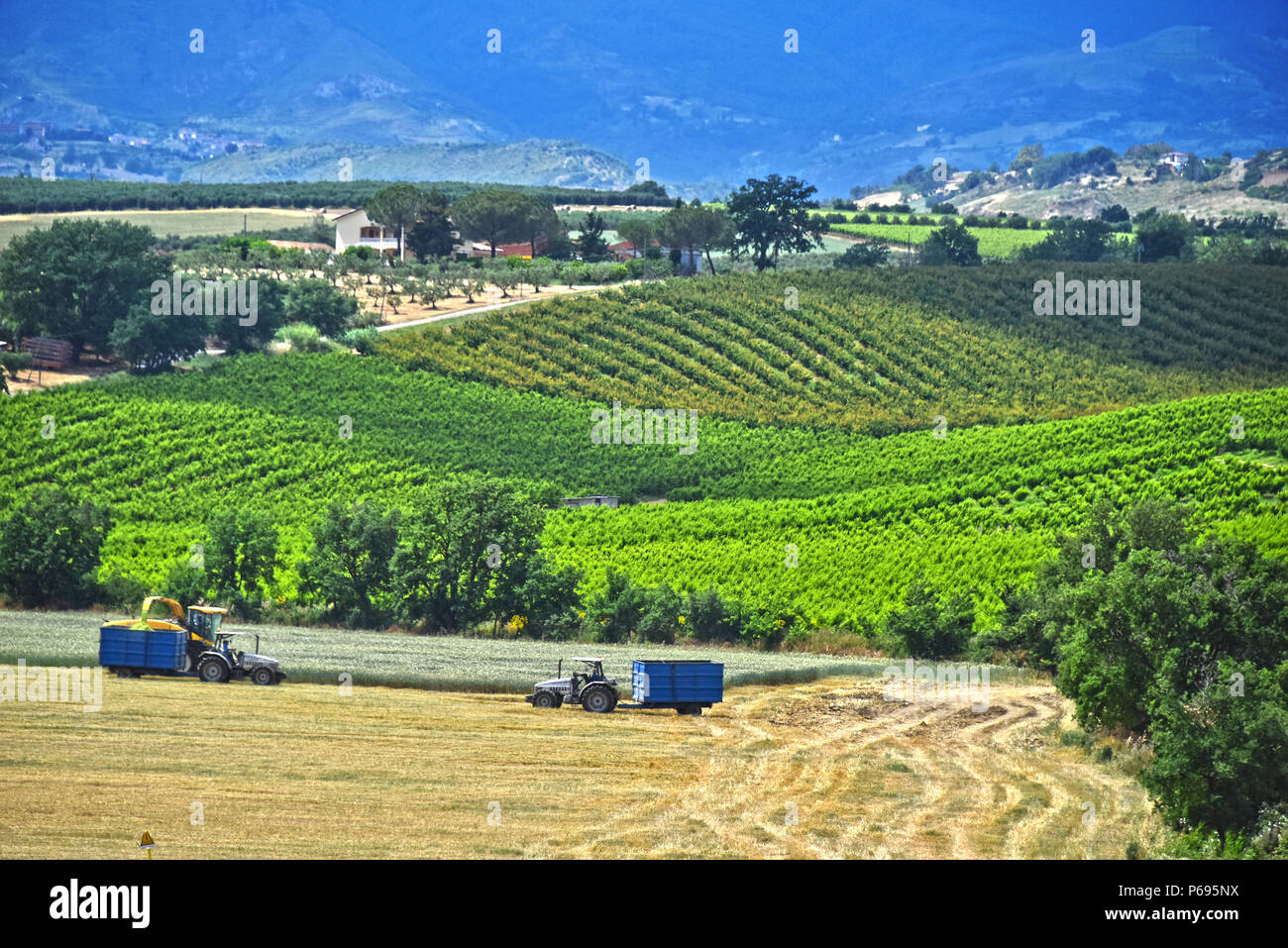 Landscape view of Calabria, Italy Stock Photo - Alamy