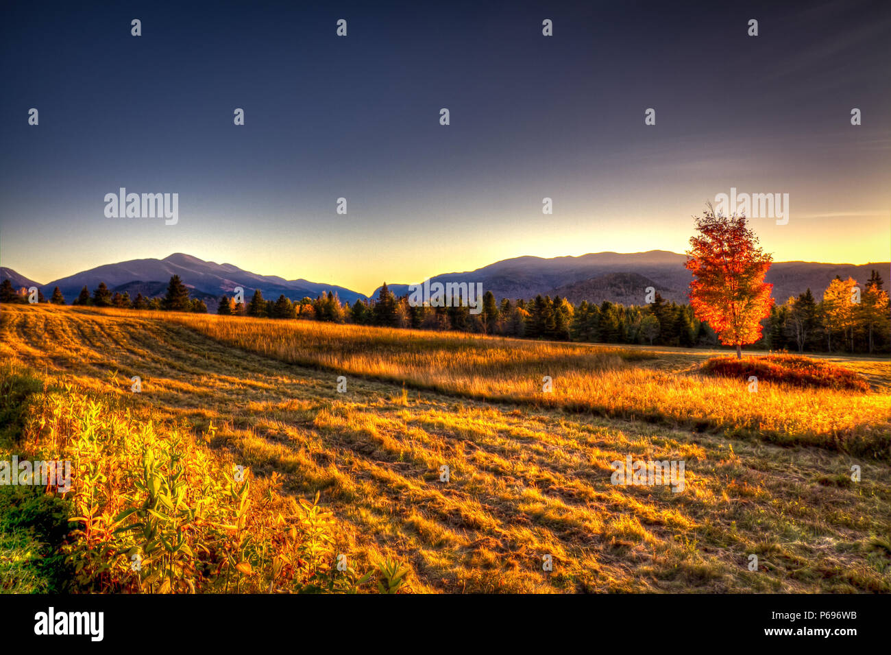 Adirondack lake sunset hi-res stock photography and images - Alamy