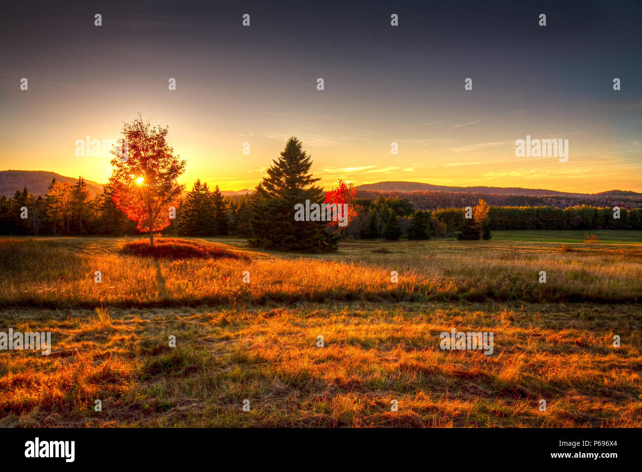 Adirondack lake sunset hi-res stock photography and images - Alamy