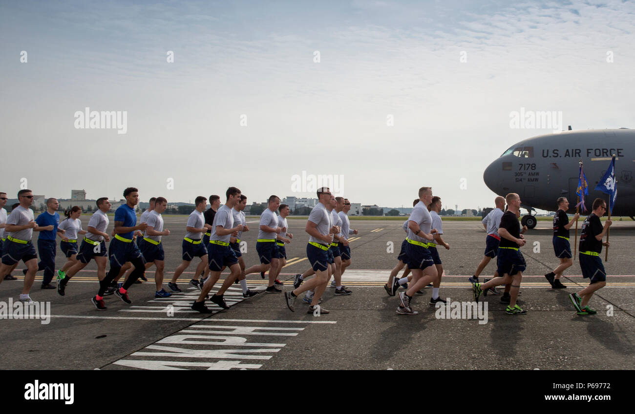 Yokota Airmen with the 515th Air Mobility Operations Group, 730th Air ...
