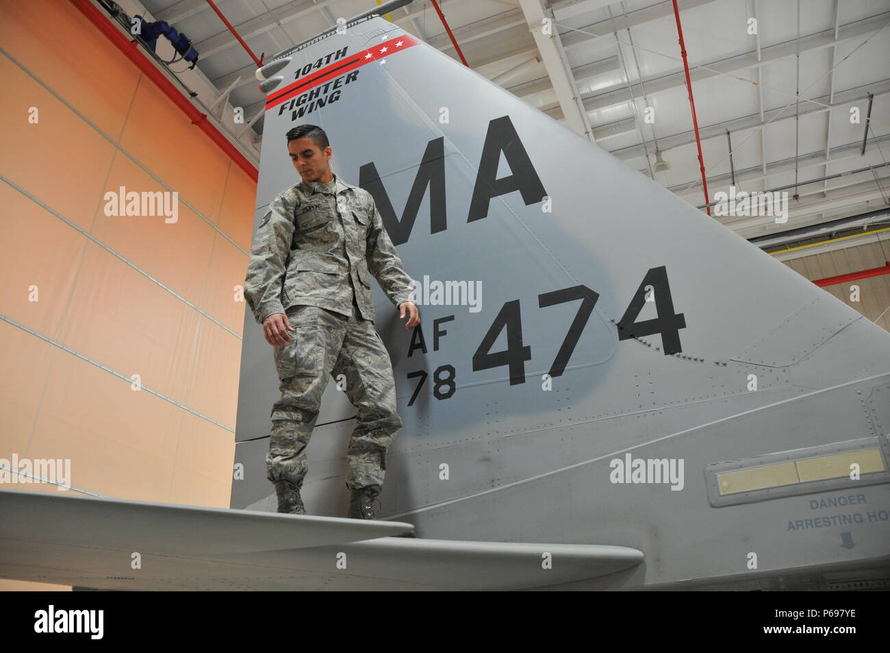 Staff Sgt. Trevor Tompkins of the Massachusetts Air National Guard ...
