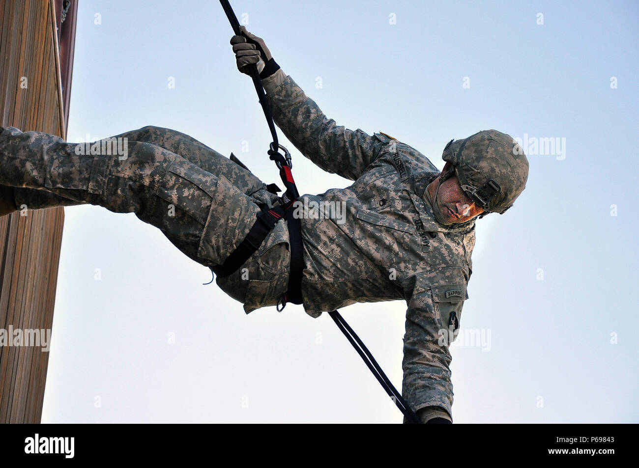 Staff Sgt. Steven Russell, a supply sergeant with the Iowa Army ...
