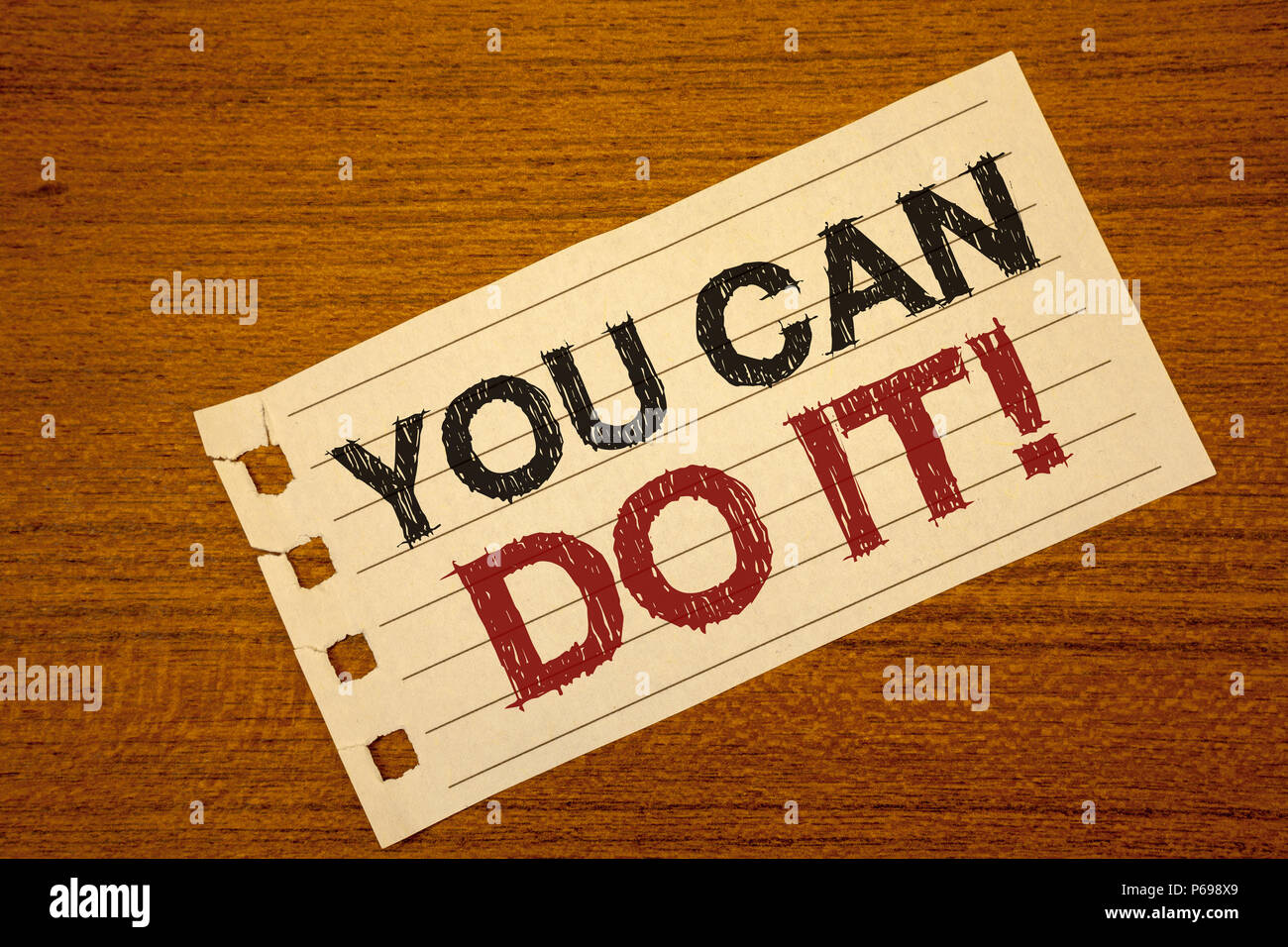Writing note showing You Can Do It Motivational Call. Business photo ...