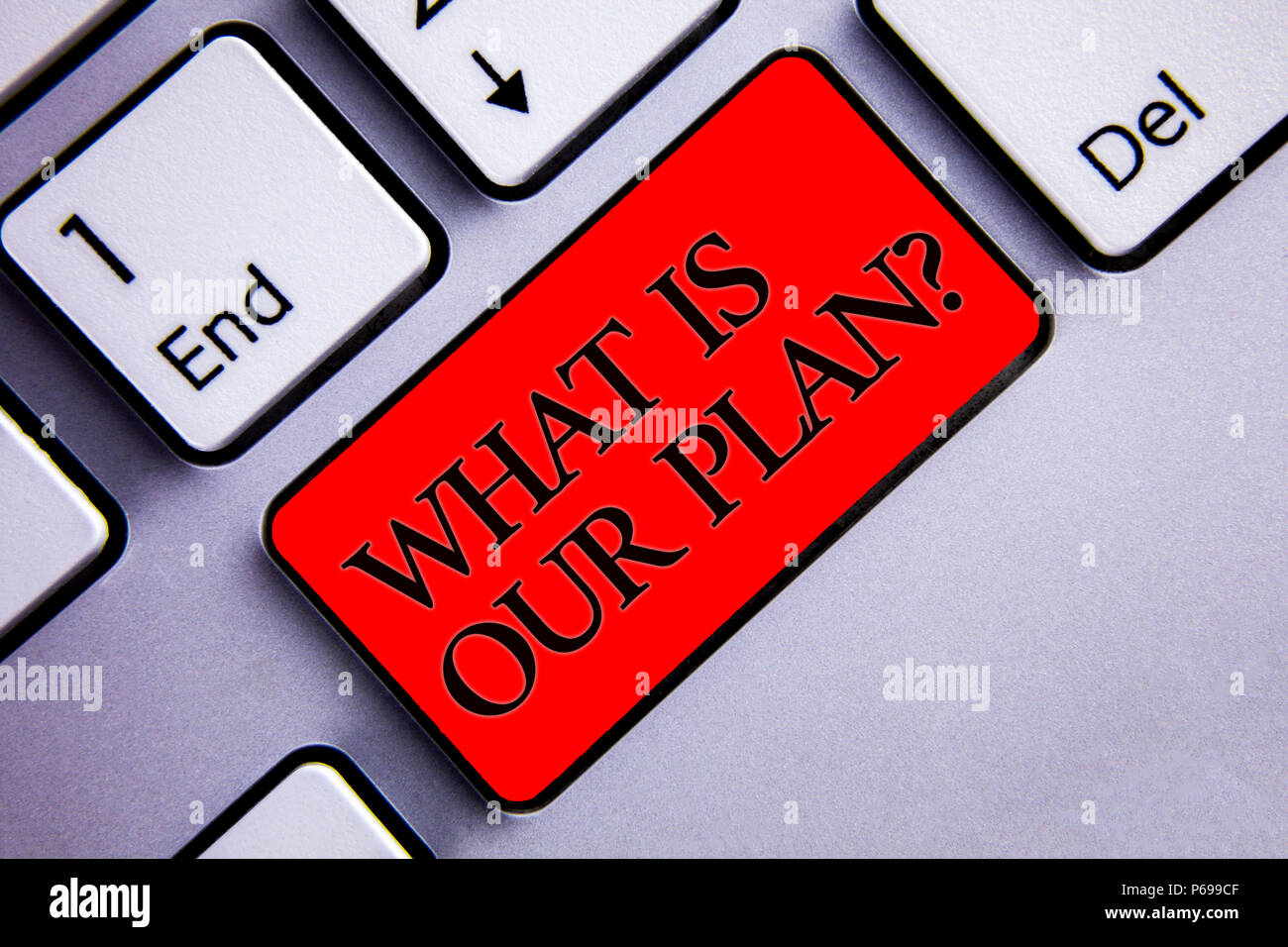 Word writing text What Is Our Plan Question. Business concept for ...